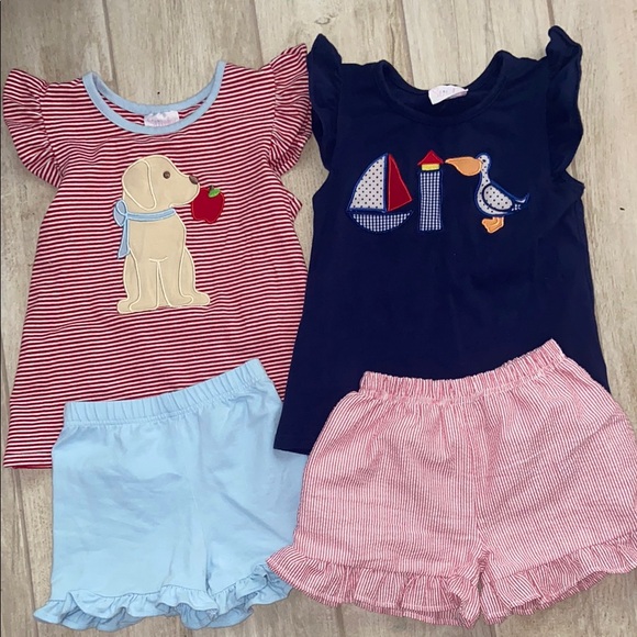 Stitchy Fish | Matching Sets | Stitchy Fish Girls 4t Outfit Set With ...